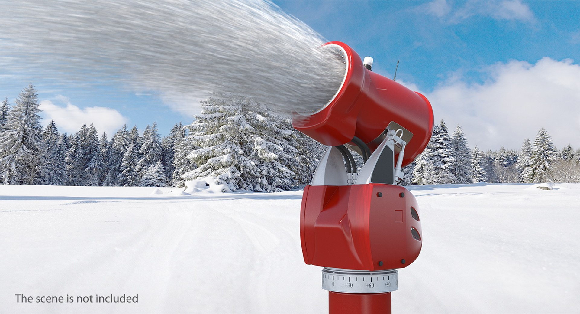 3D snow cannon generic rigged - TurboSquid 1415538