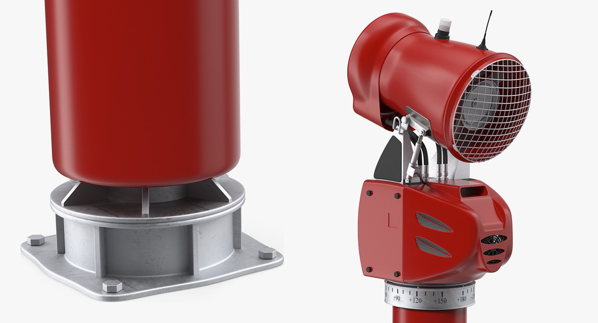 3D snow cannon generic rigged - TurboSquid 1415538