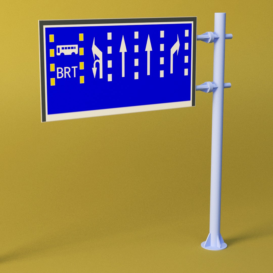 3D street signs model - TurboSquid 1398552