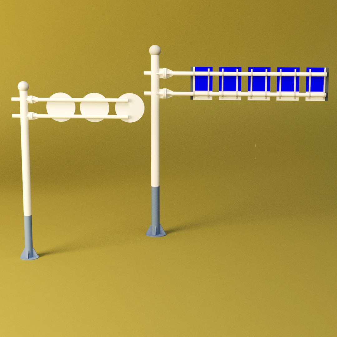 3D street signs model - TurboSquid 1398552