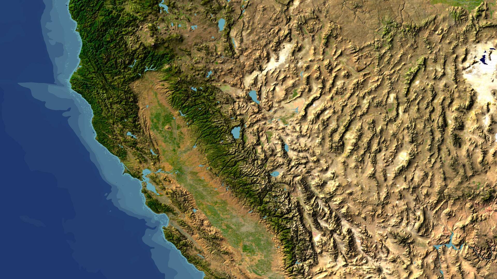 3d Long Valley Model