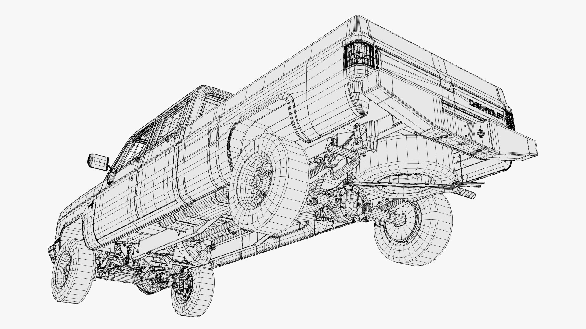 3D Chevrolet K30 Crew Cab 1989 - TurboSquid 2302500
