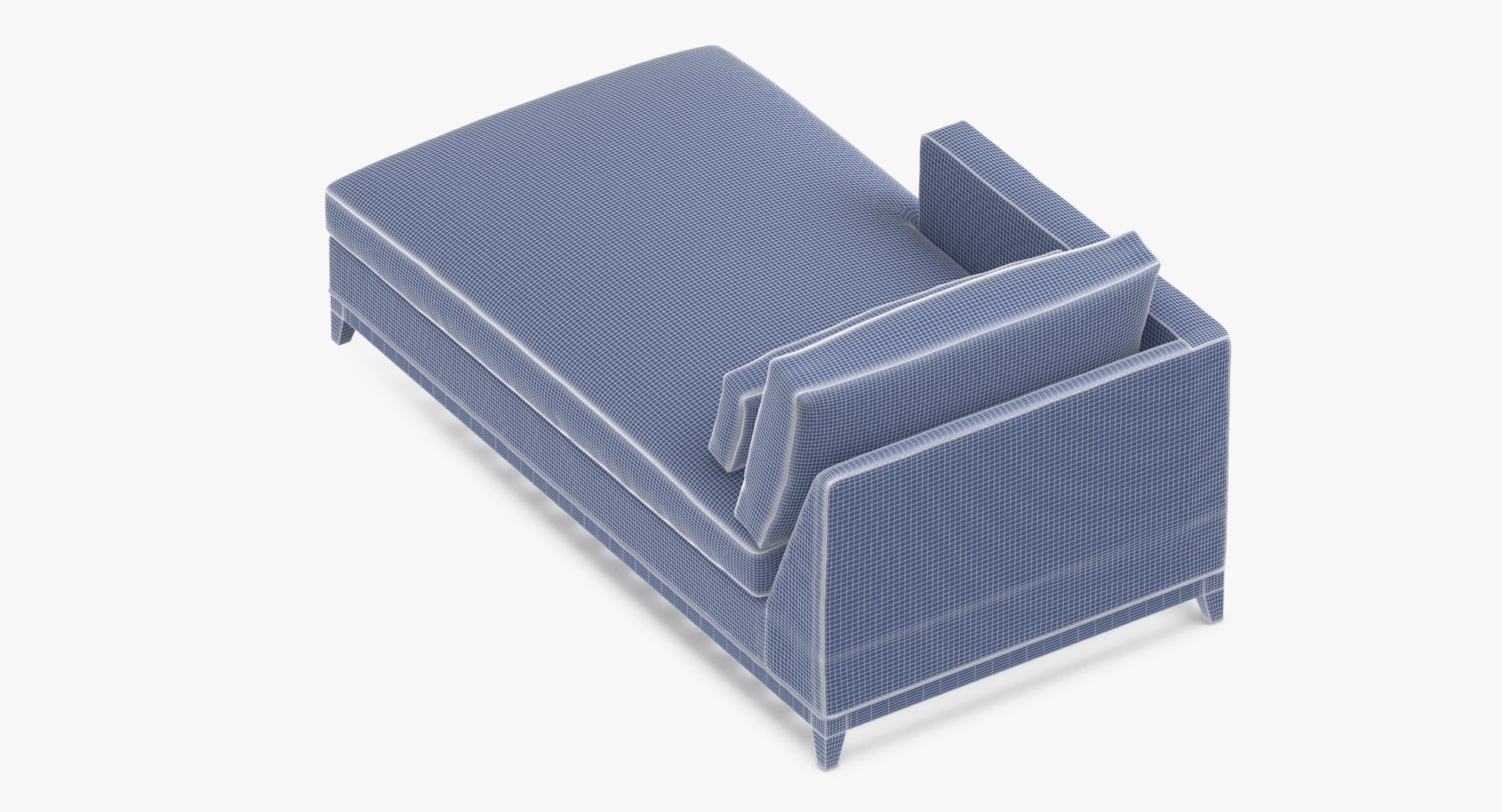 Contemporary chaise 3D model - TurboSquid 1243452