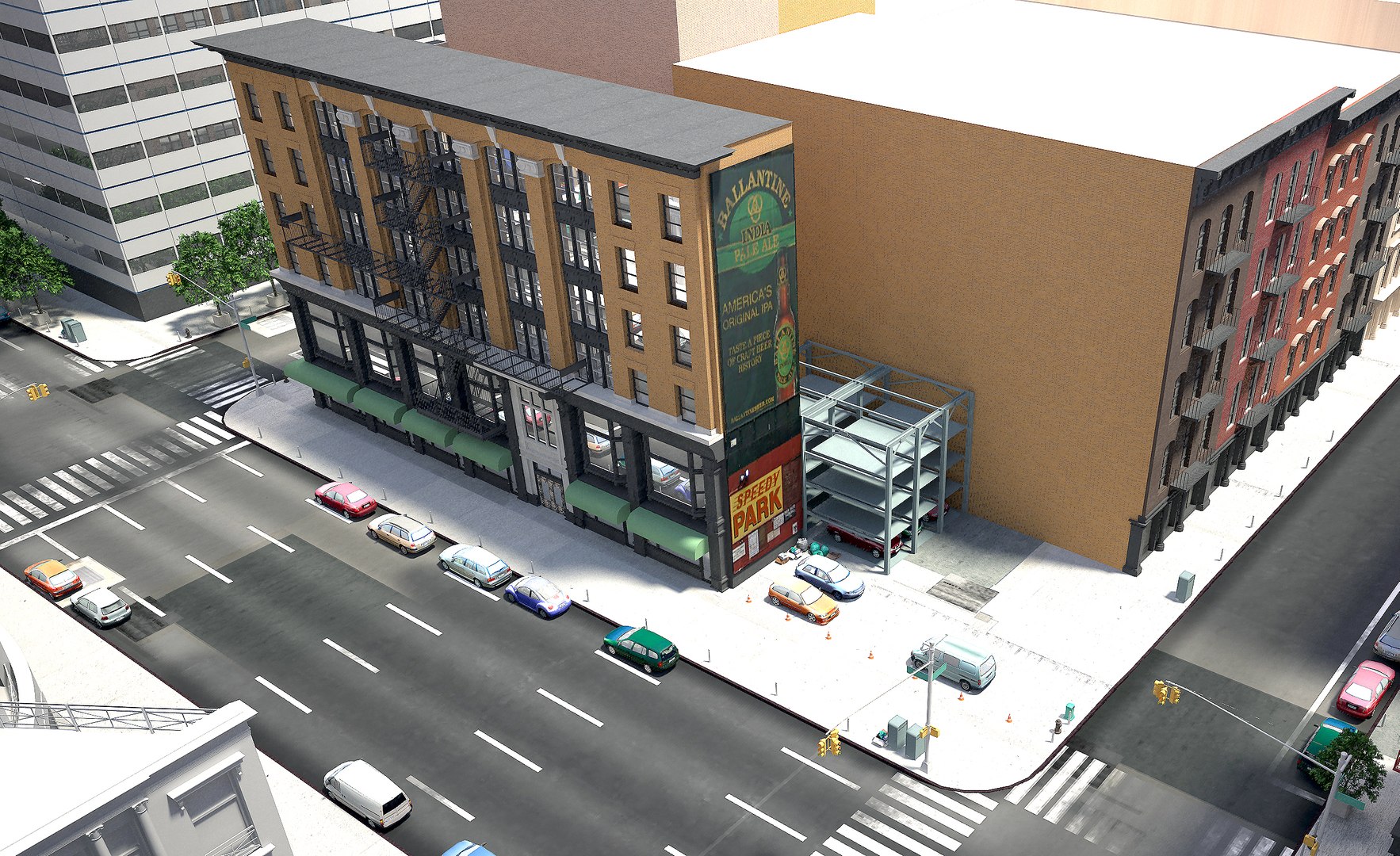 3D New York Blocks Model - TurboSquid 1475516