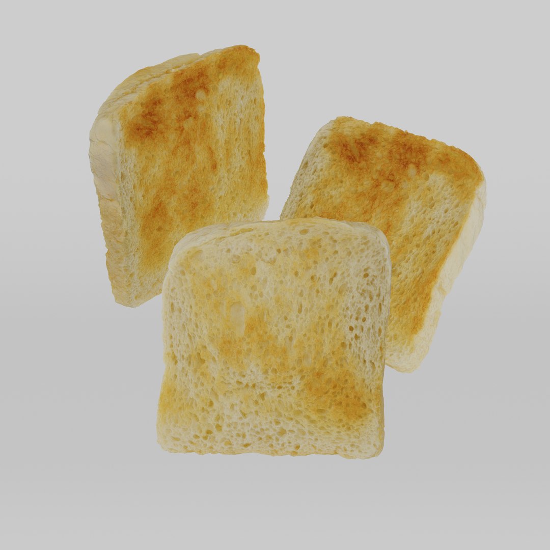 Bread - Toast 3D - TurboSquid 1873858