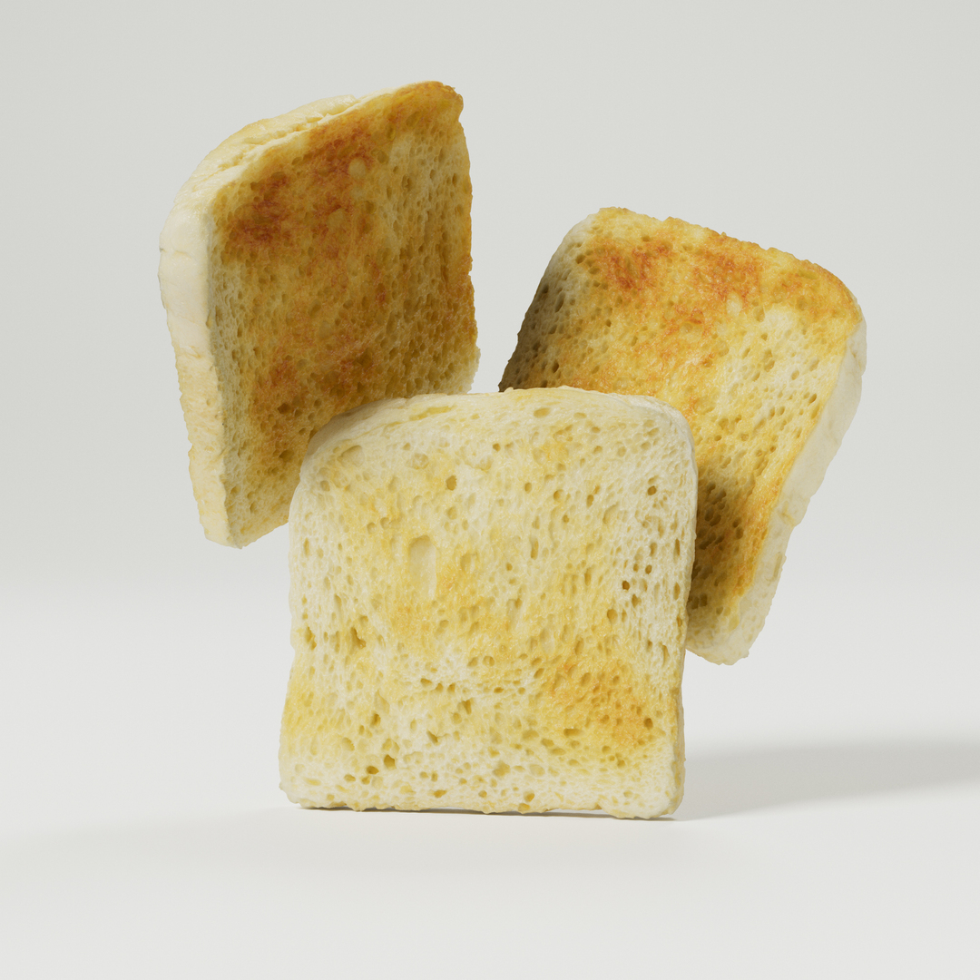 Bread - Toast 3D - TurboSquid 1873858