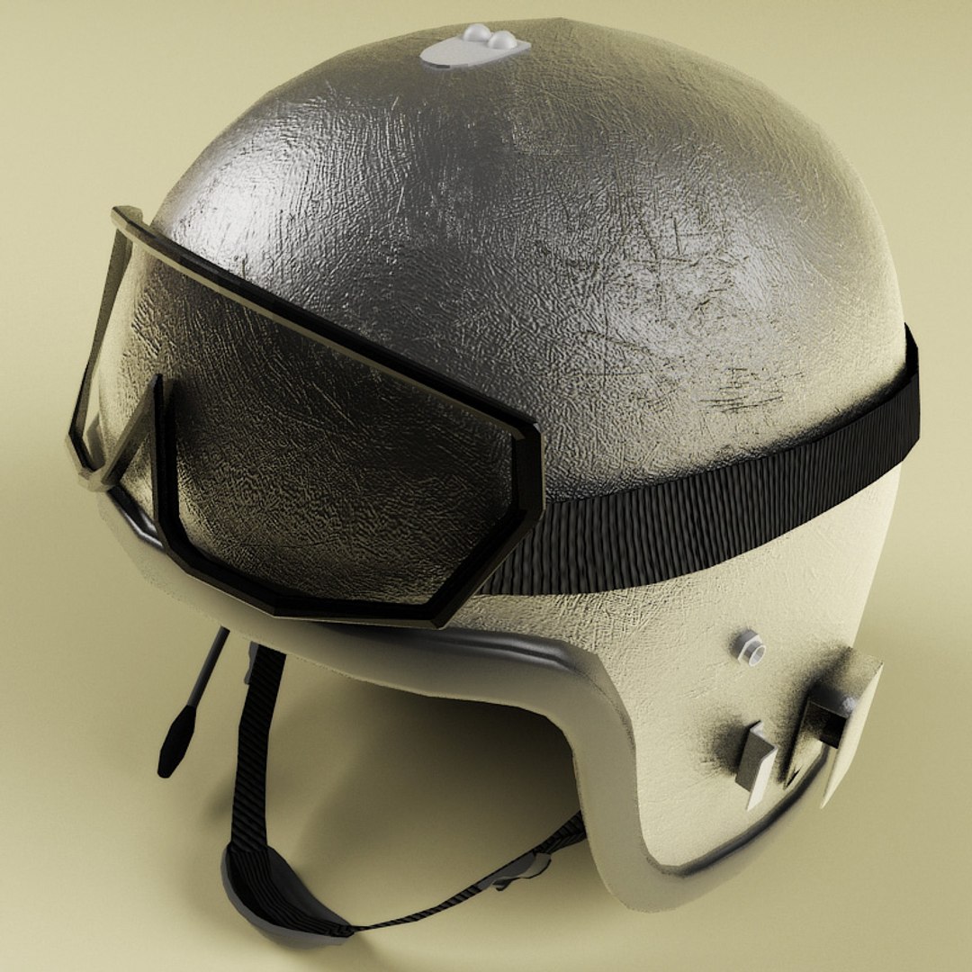 3d model military helmet