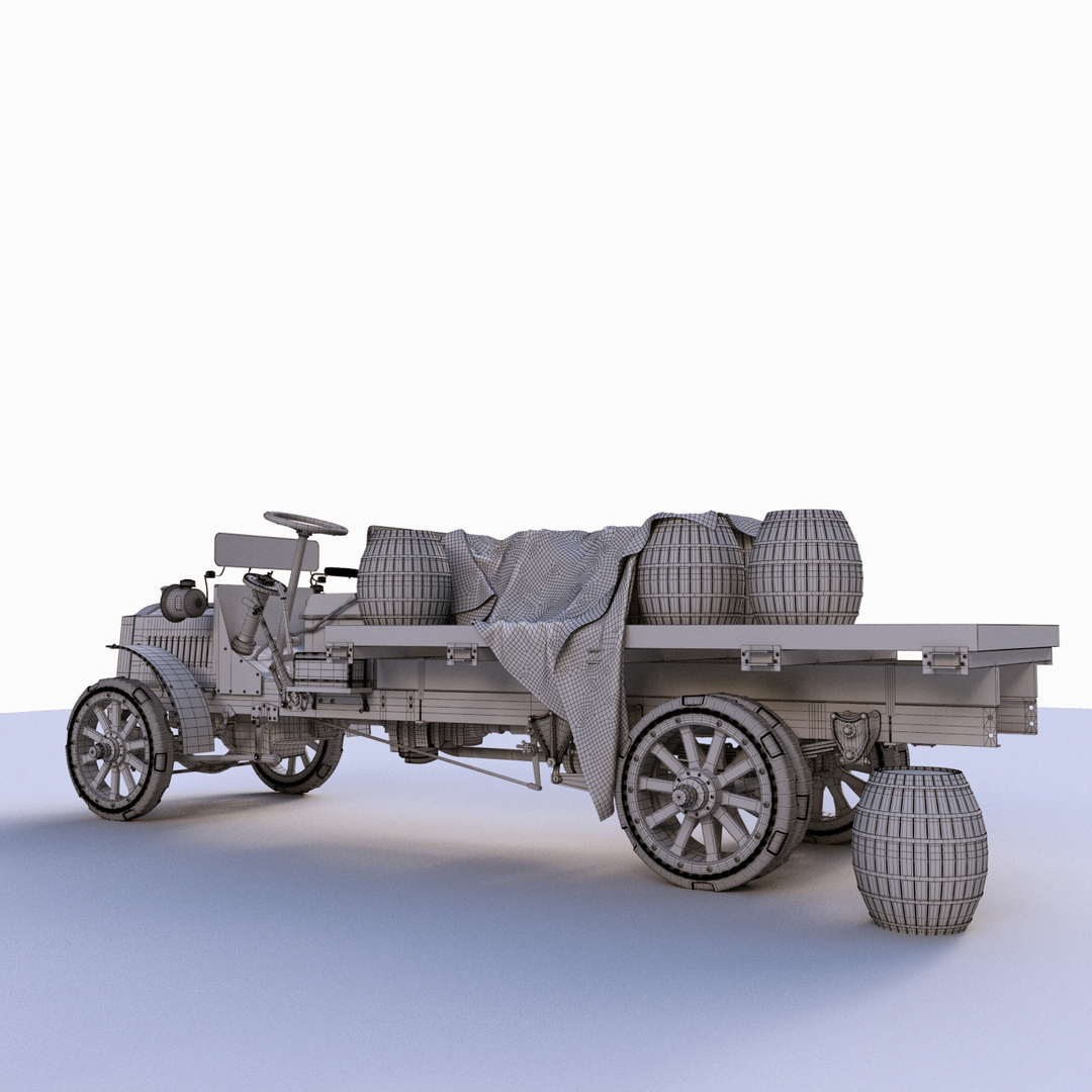 3D car packard 2 ton model - TurboSquid 1405447