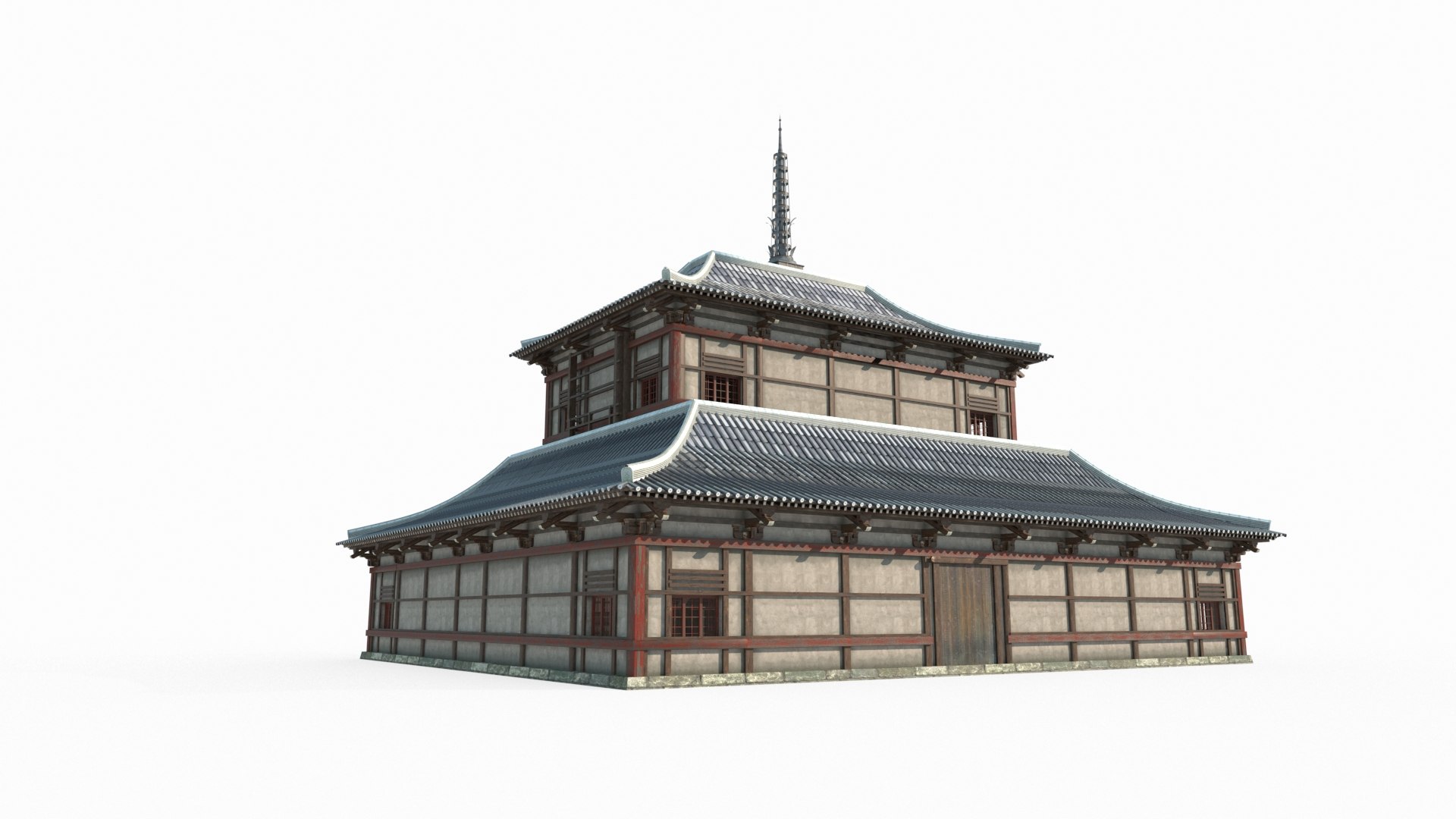 Ancient Asian Architecture Defense Building 3D Model - TurboSquid 2112695