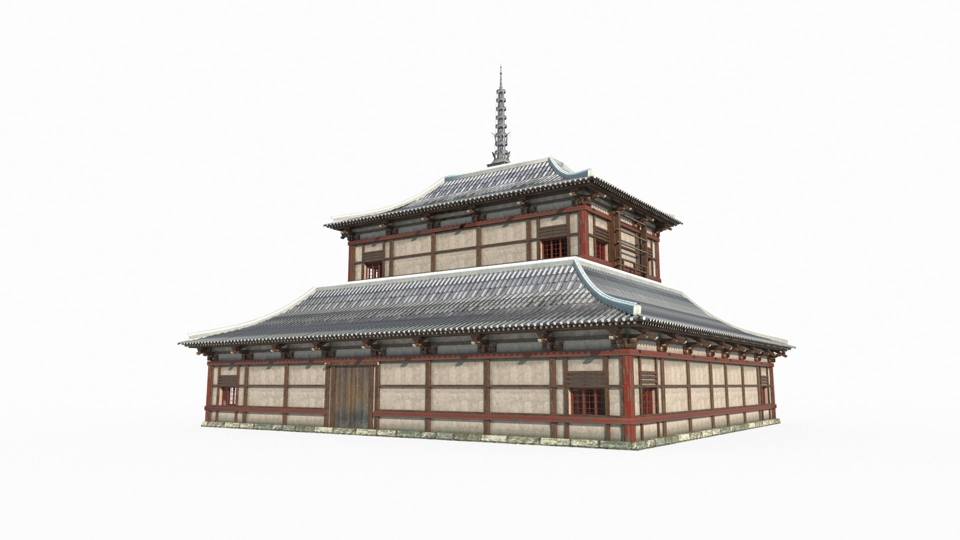 Ancient Asian Architecture Defense Building 3D Model - TurboSquid 2112695