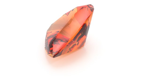 Heart Shape Imperial Topaz model - TurboSquid 1886233