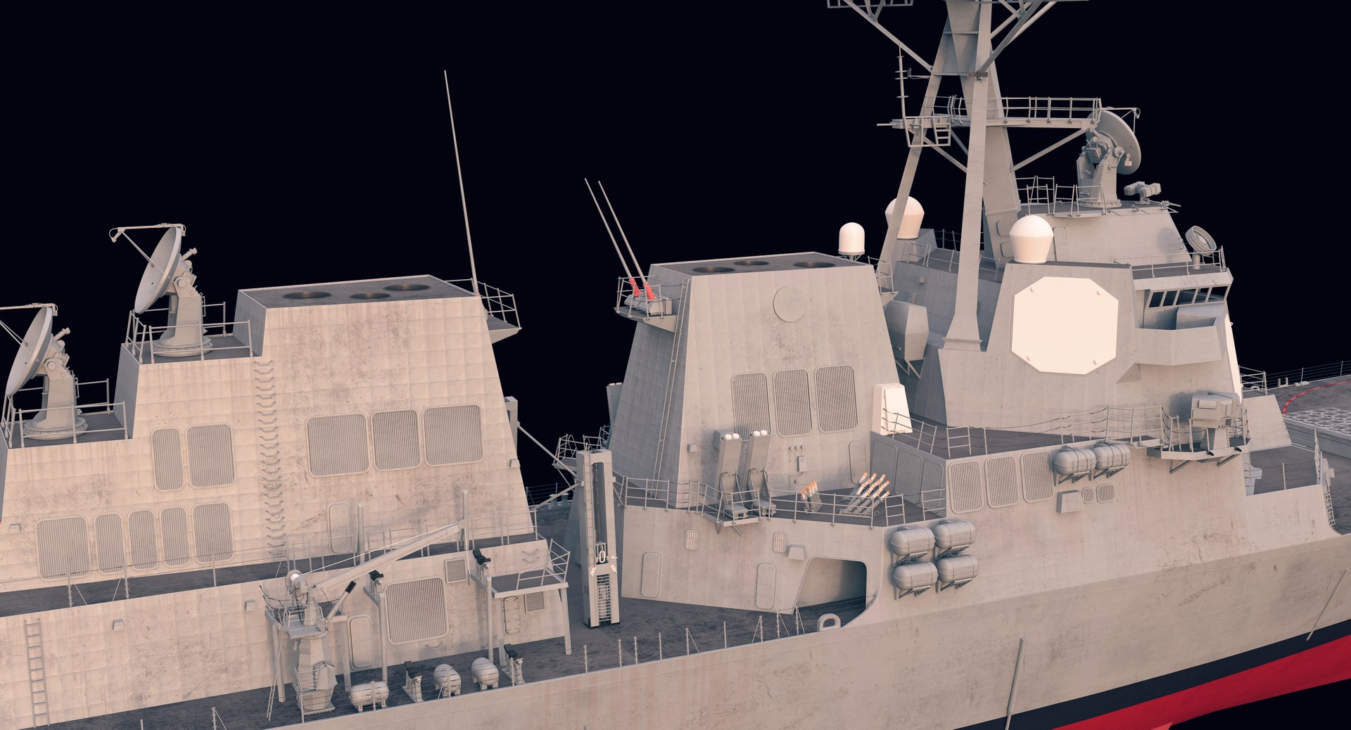 3d Model Uss Ddg 102 2