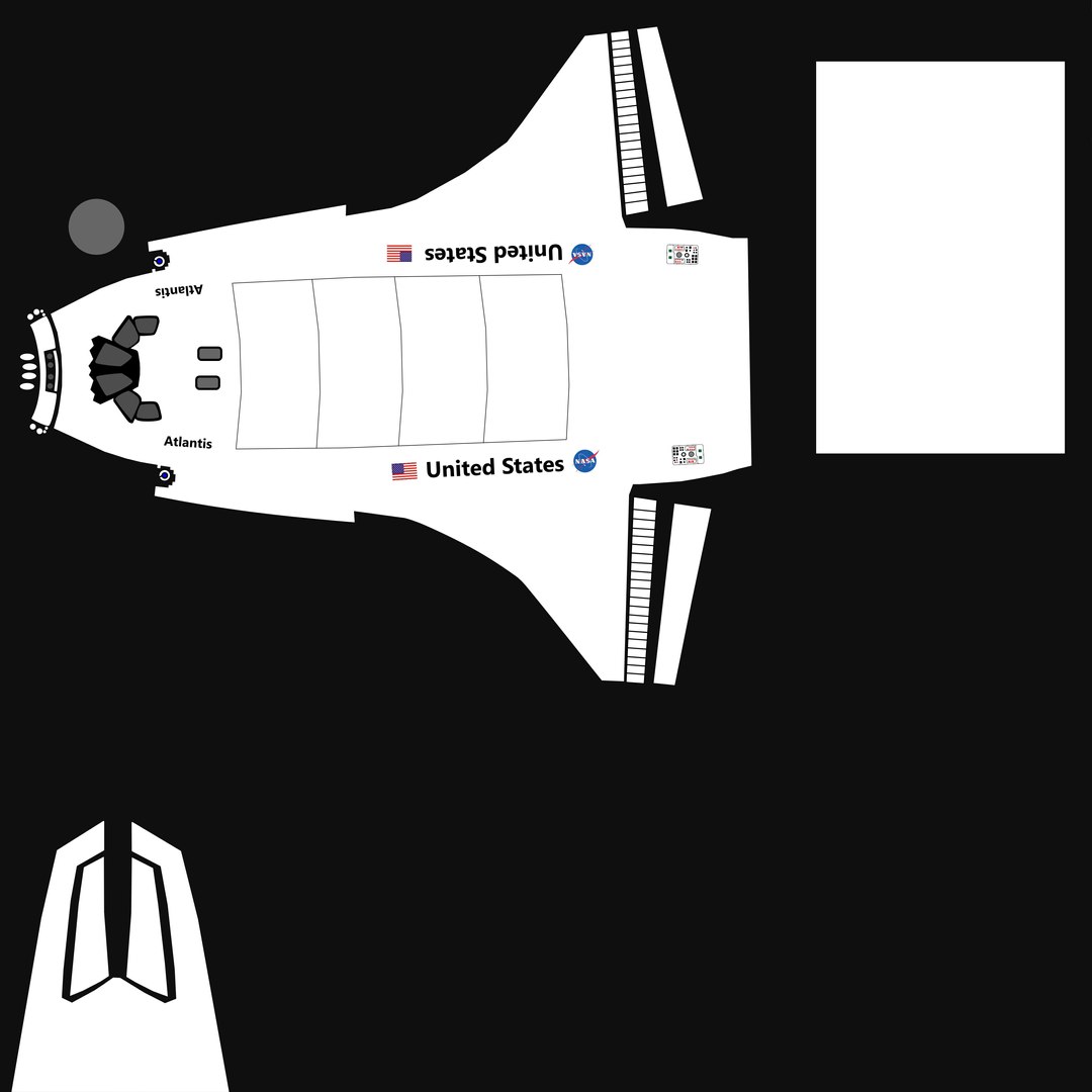 Nasa Plane Space Shuttle 3D Model - TurboSquid 2253420