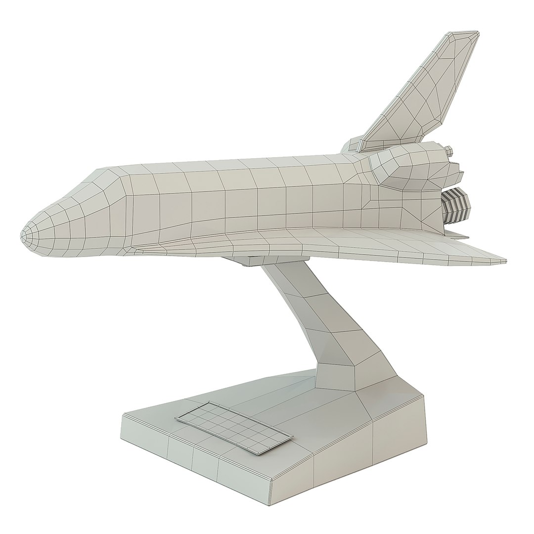 Nasa Plane Space Shuttle 3D Model - TurboSquid 2253420
