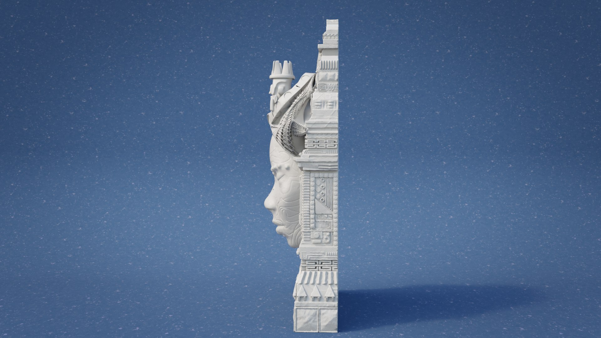 Aztec Structure Model - TurboSquid 2222148