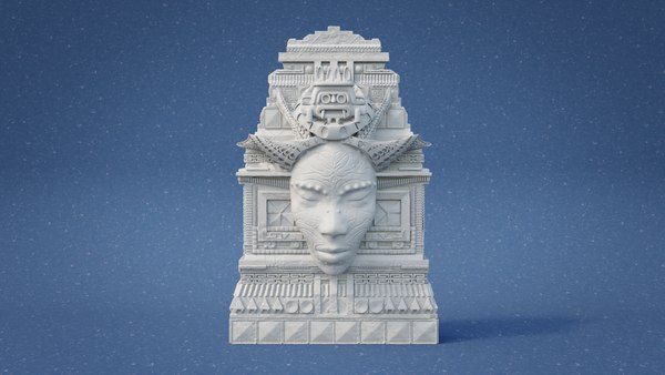 modelo 3d Estructura azteca - TurboSquid 2222148