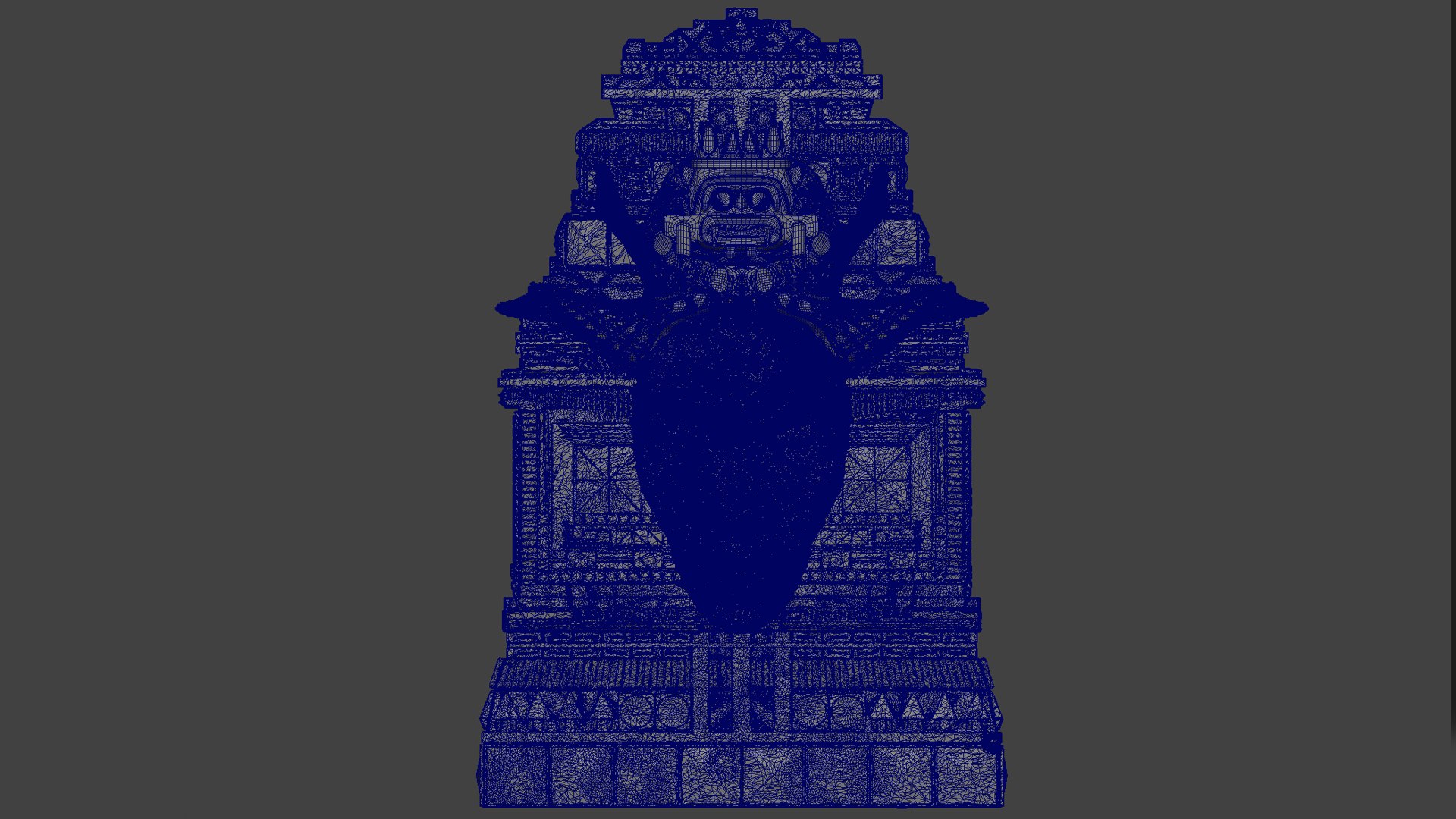 Aztec Structure Model - TurboSquid 2222148