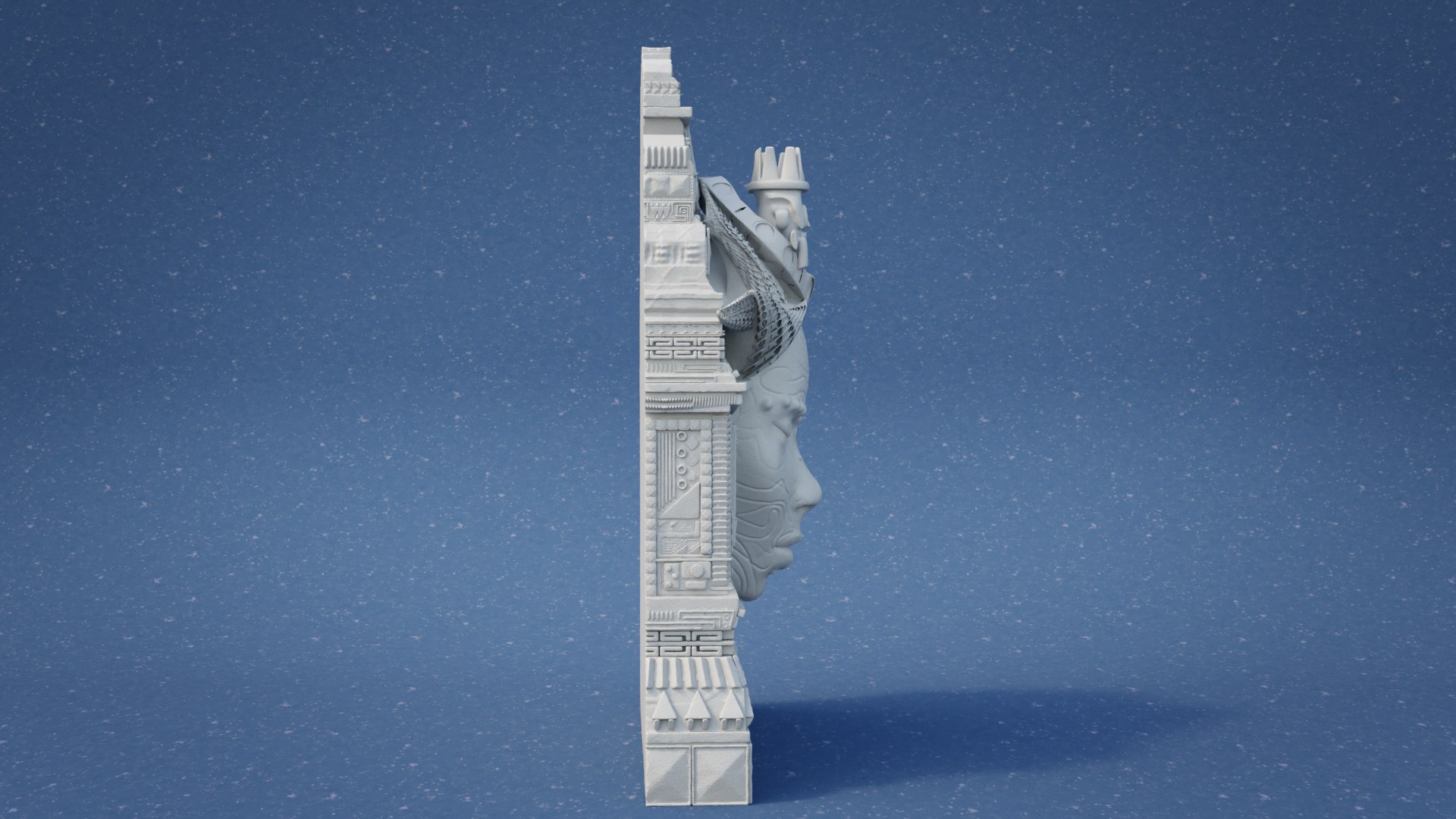 Aztec Structure Model - TurboSquid 2222148