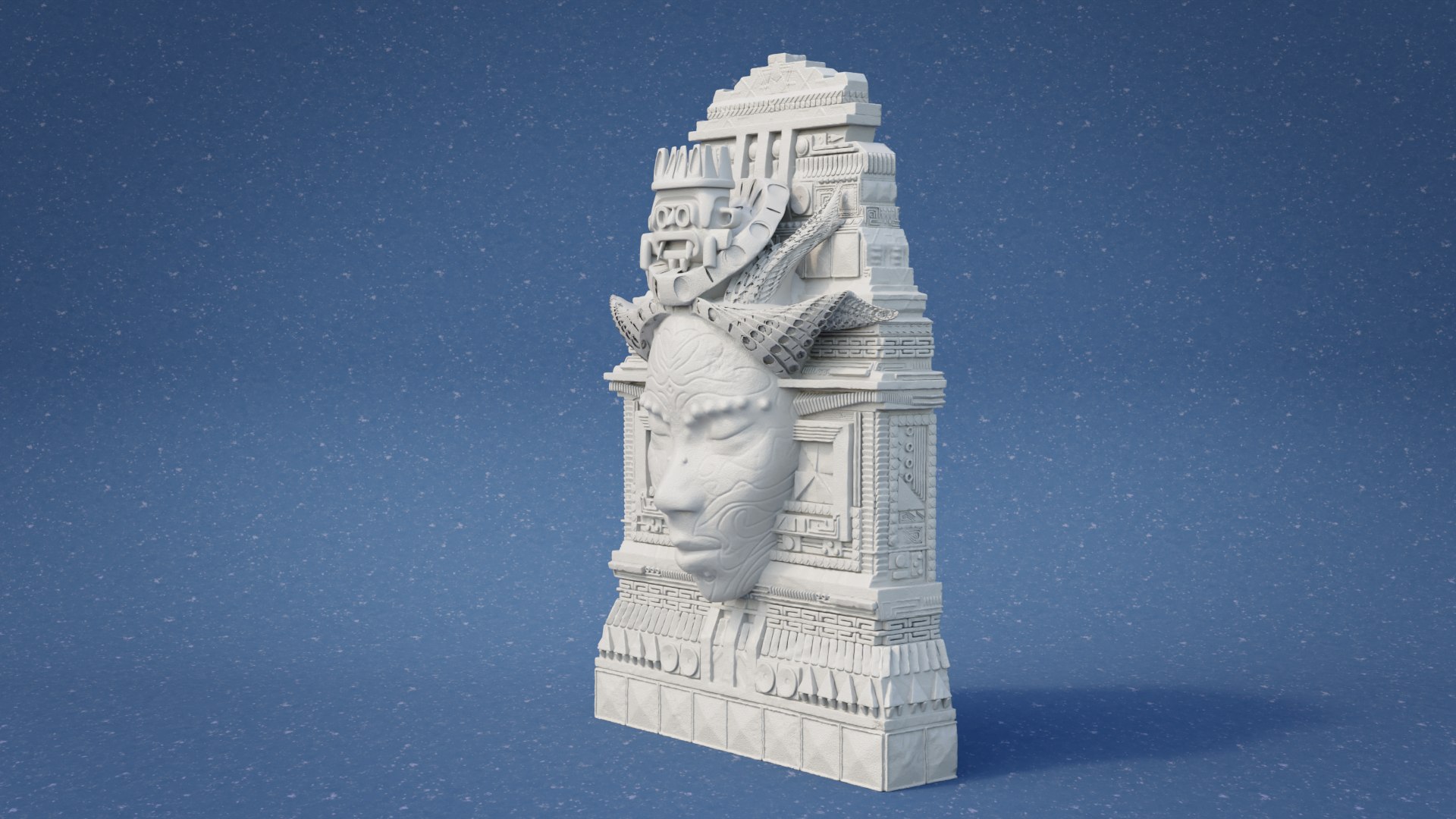 Aztec Structure Model - TurboSquid 2222148