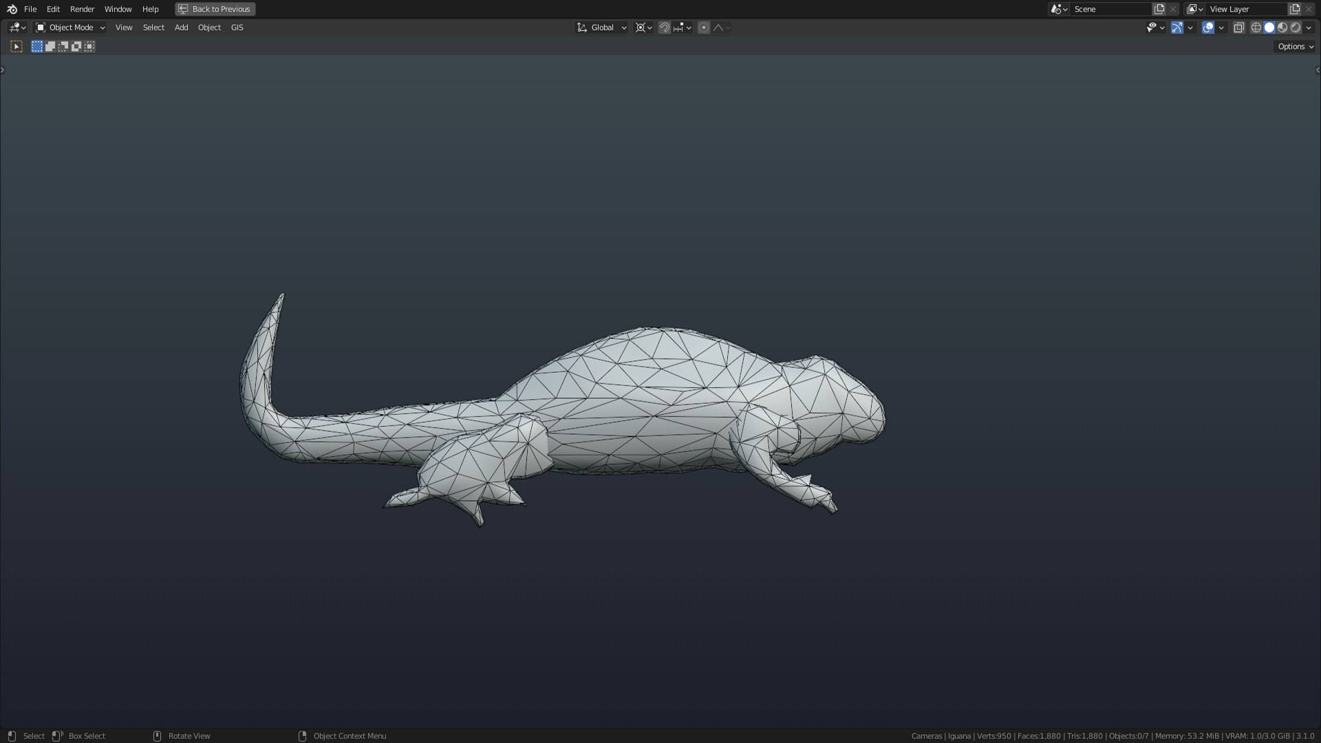 Low Poly Iguana Rigged With Realistic Texture 3D model - TurboSquid 1876189