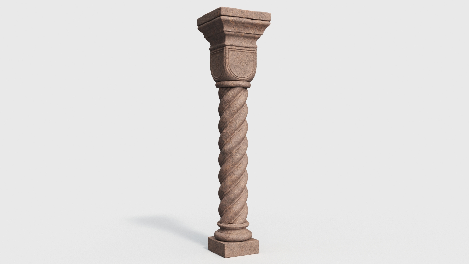 Layered Rock Twisted Column 3D Model - TurboSquid 2026637