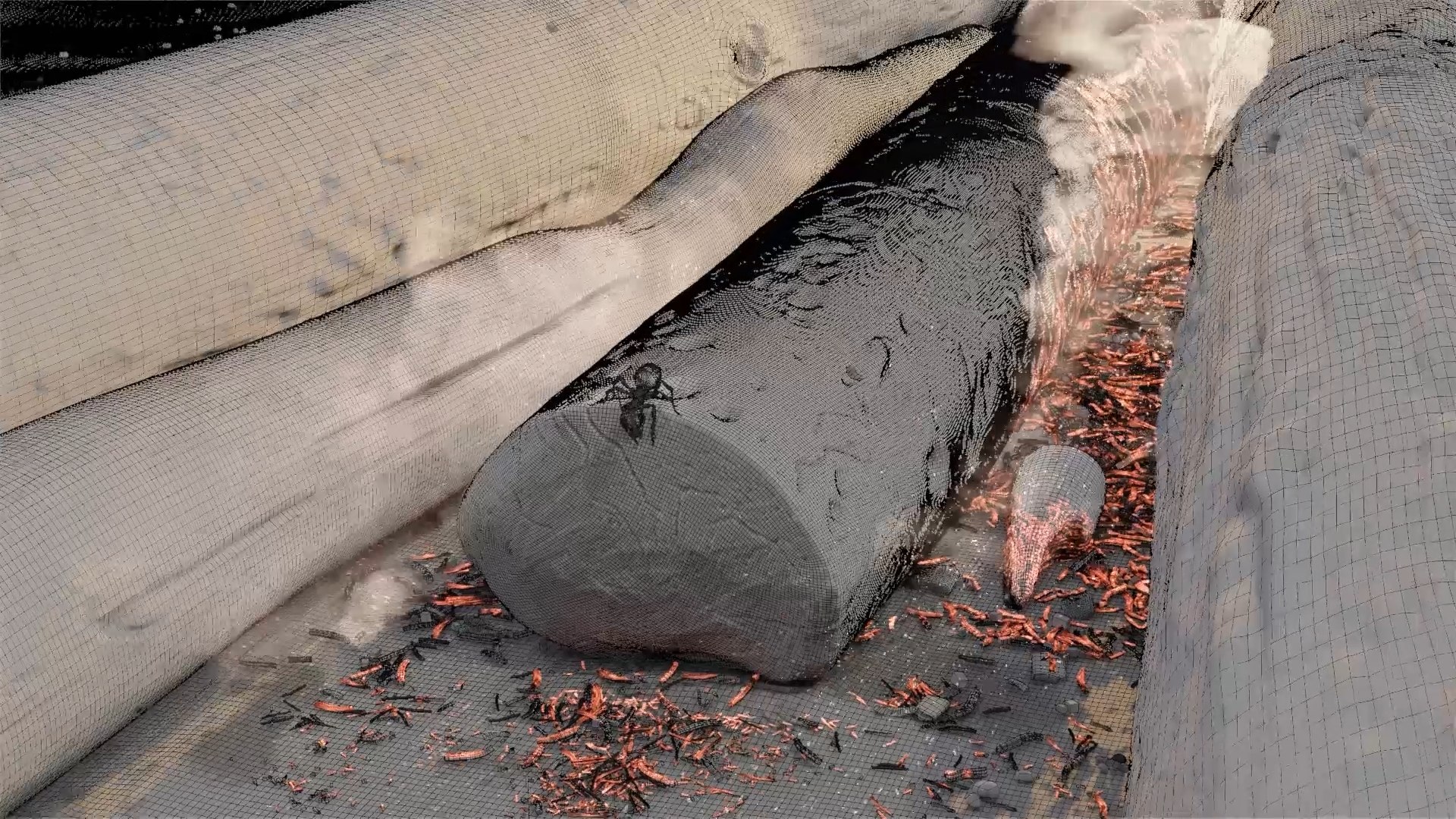 3D Model Forest Fire Scene FX - TurboSquid 1834096