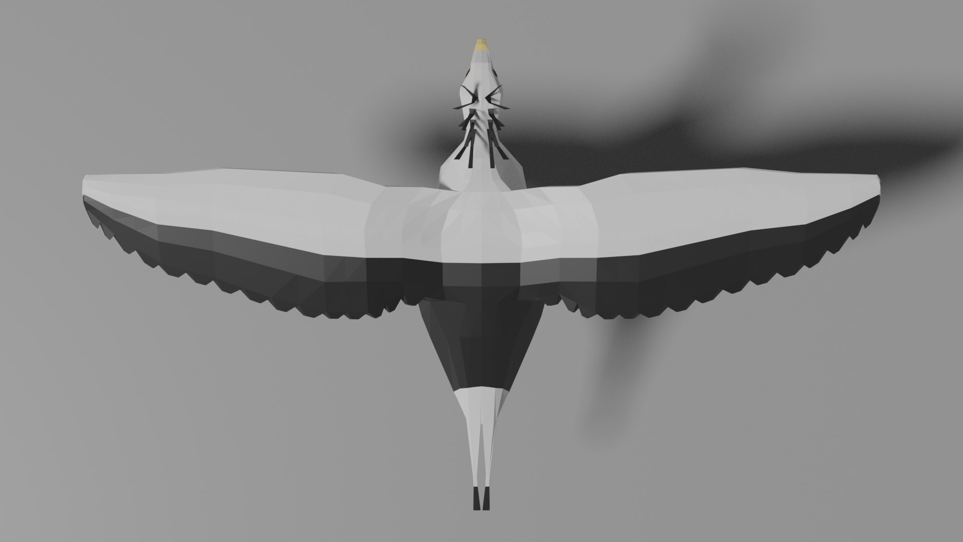 3D Secretary Bird - TurboSquid 1647864