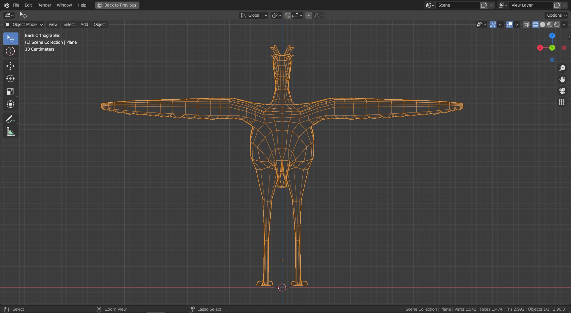 3D Secretary Bird - TurboSquid 1647864