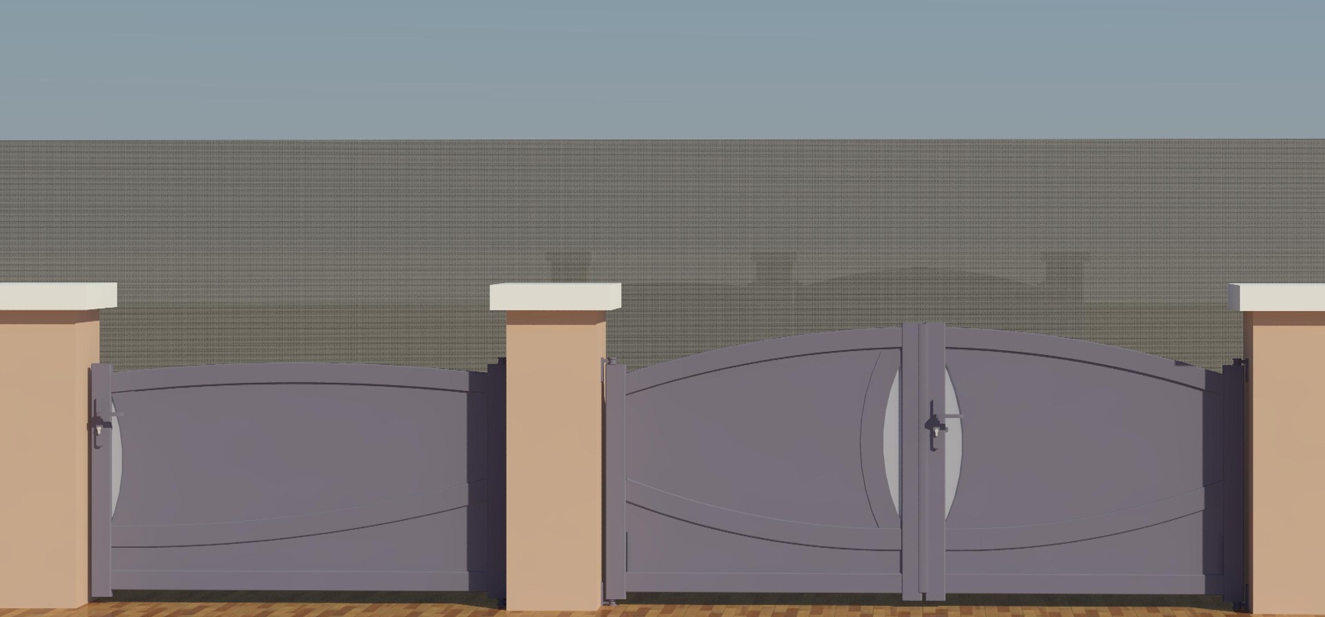 Main Gate Revit Family Collection 3D Model - TurboSquid 2123665