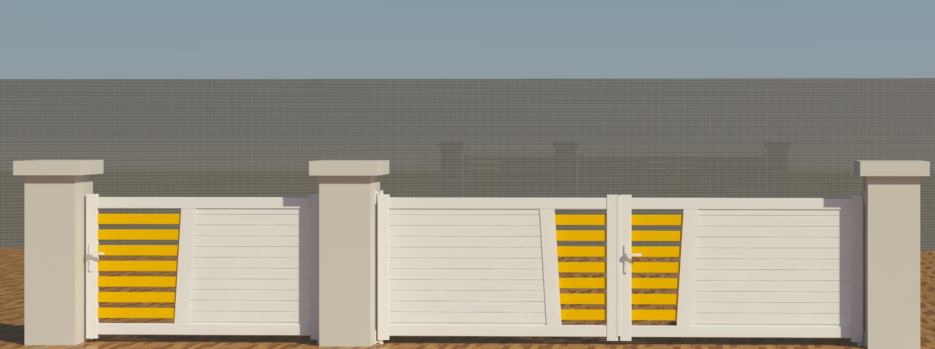 Main Gate Revit Family Collection 3D Model - TurboSquid 2123665