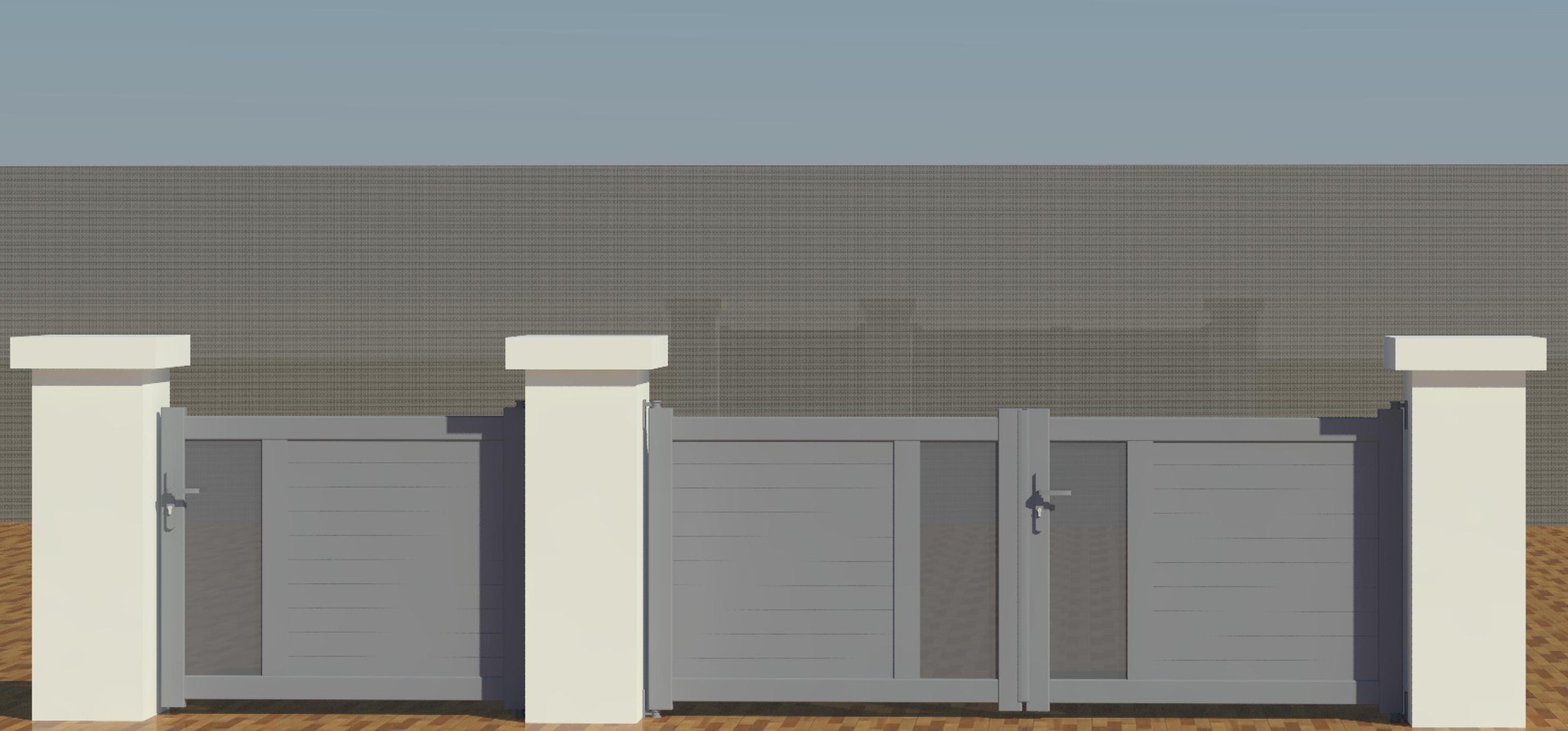 Main Gate Revit Family Collection 3D Model - TurboSquid 2123665