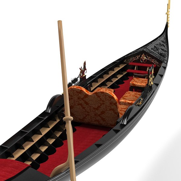 3d gondola boat model