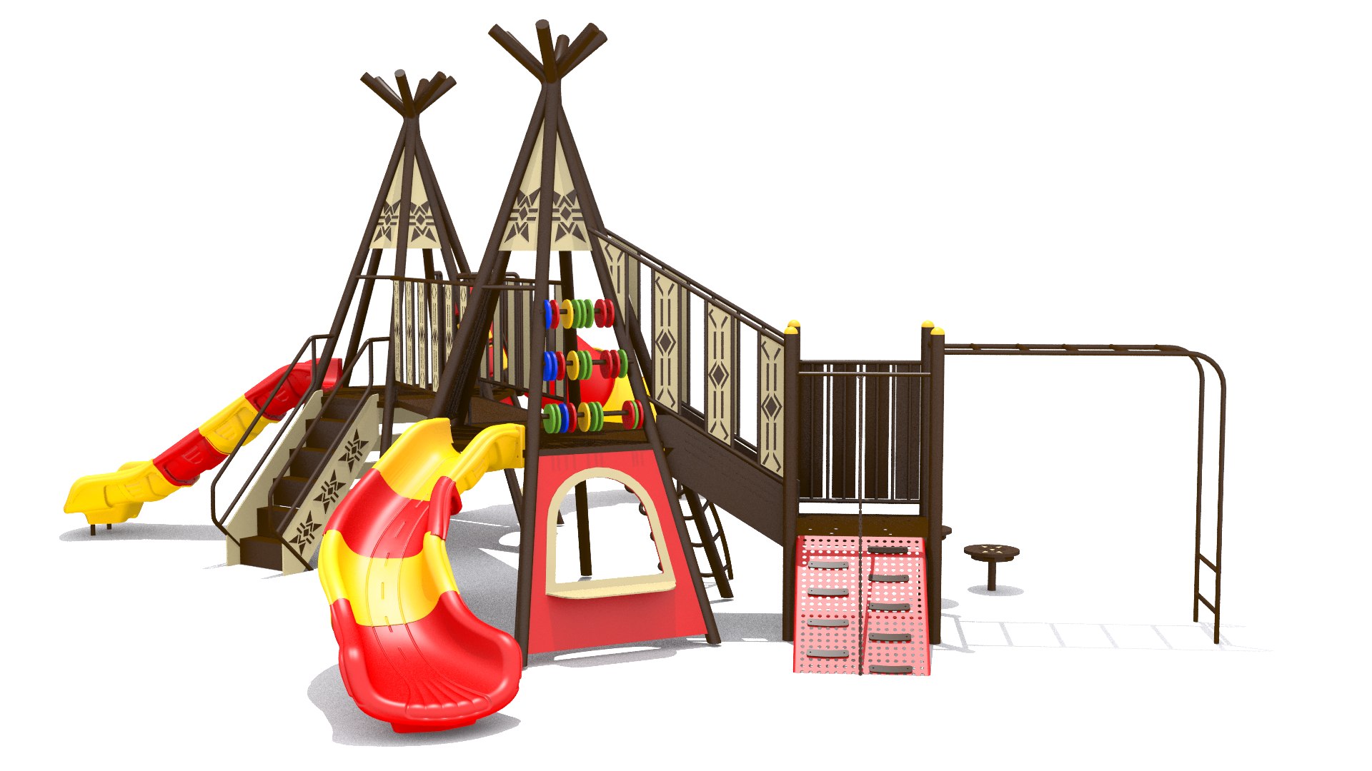 Teepee Playground Model - TurboSquid 1771016