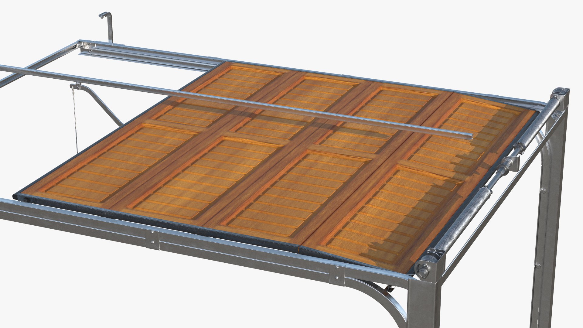 3D Retractable Garage Door System Rigged - TurboSquid 2326399