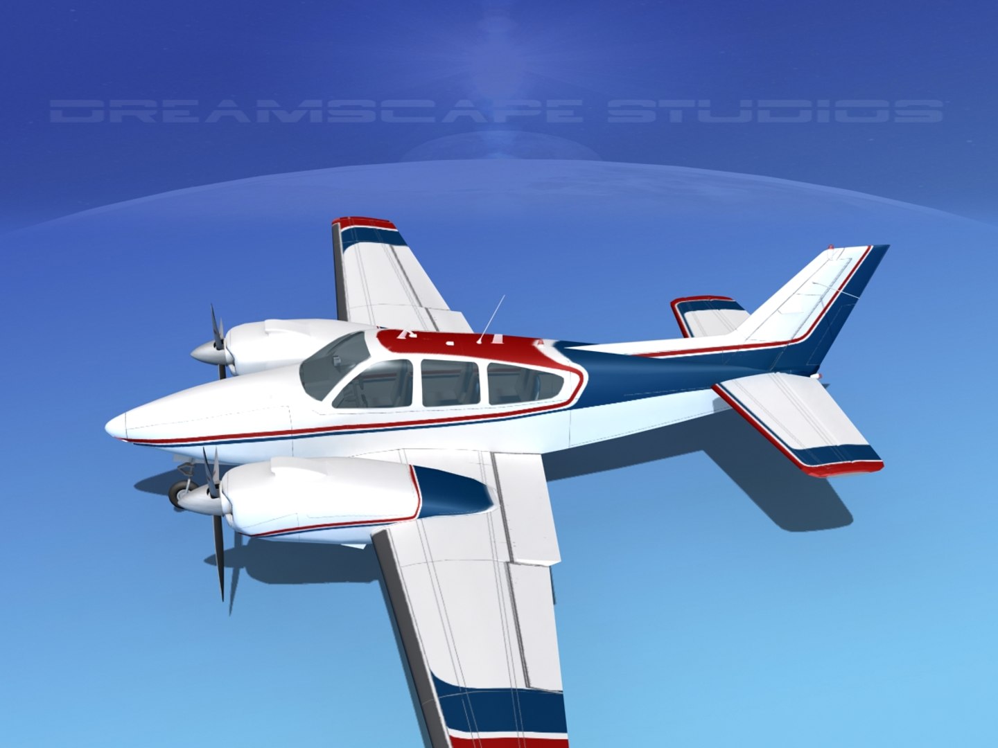 3d Beechcraft Aircraft Family Model