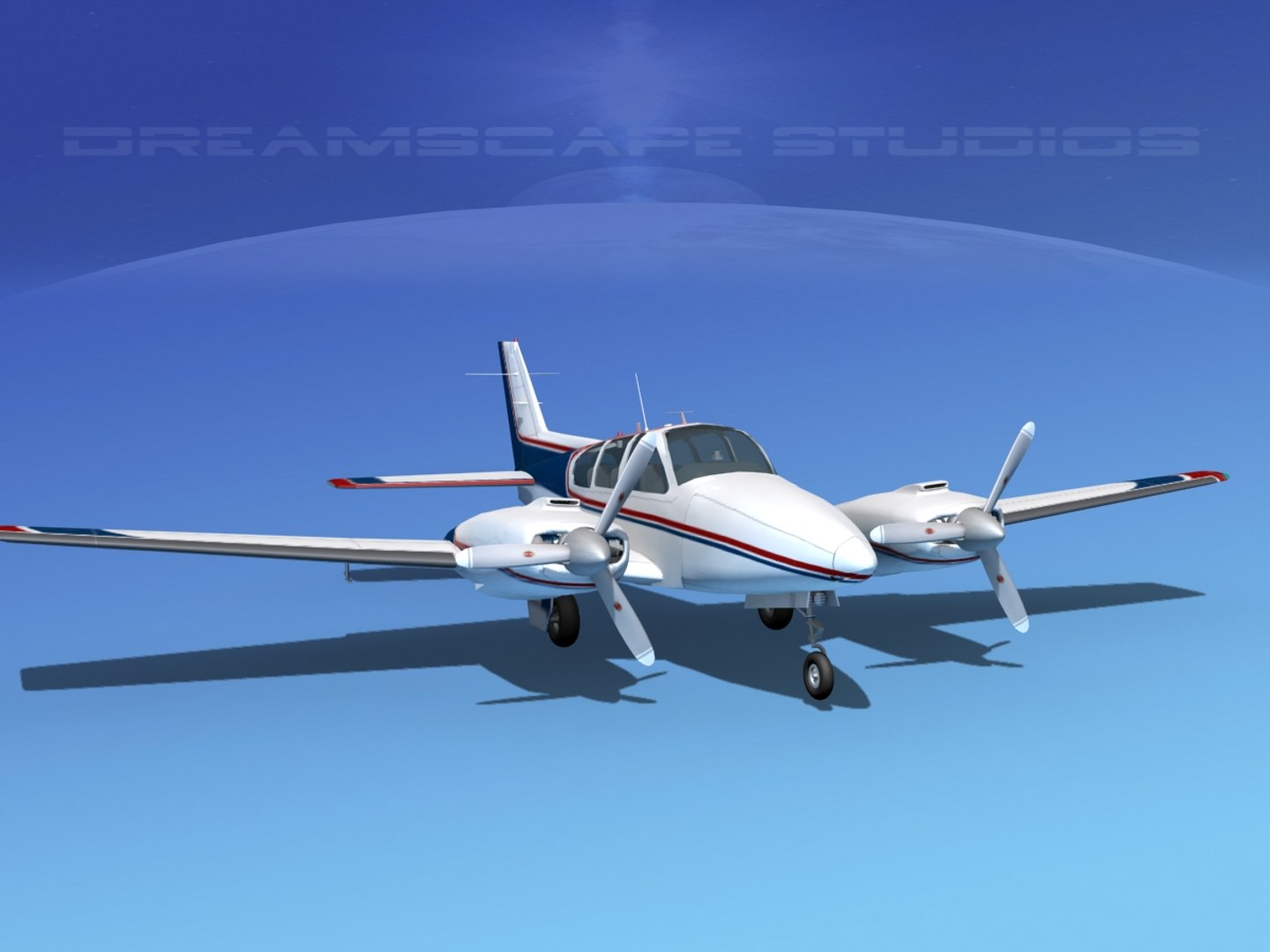 3d Beechcraft Aircraft Family Model