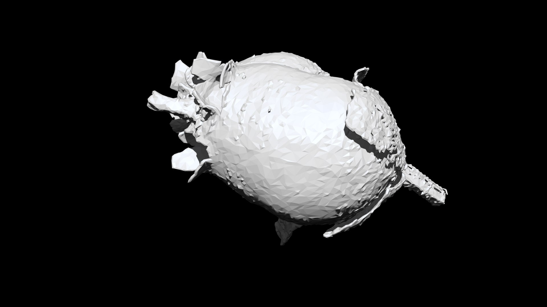 3D Antirrhinum Majus 3D CT Scan Model Decimate 5 Percent - TurboSquid ...