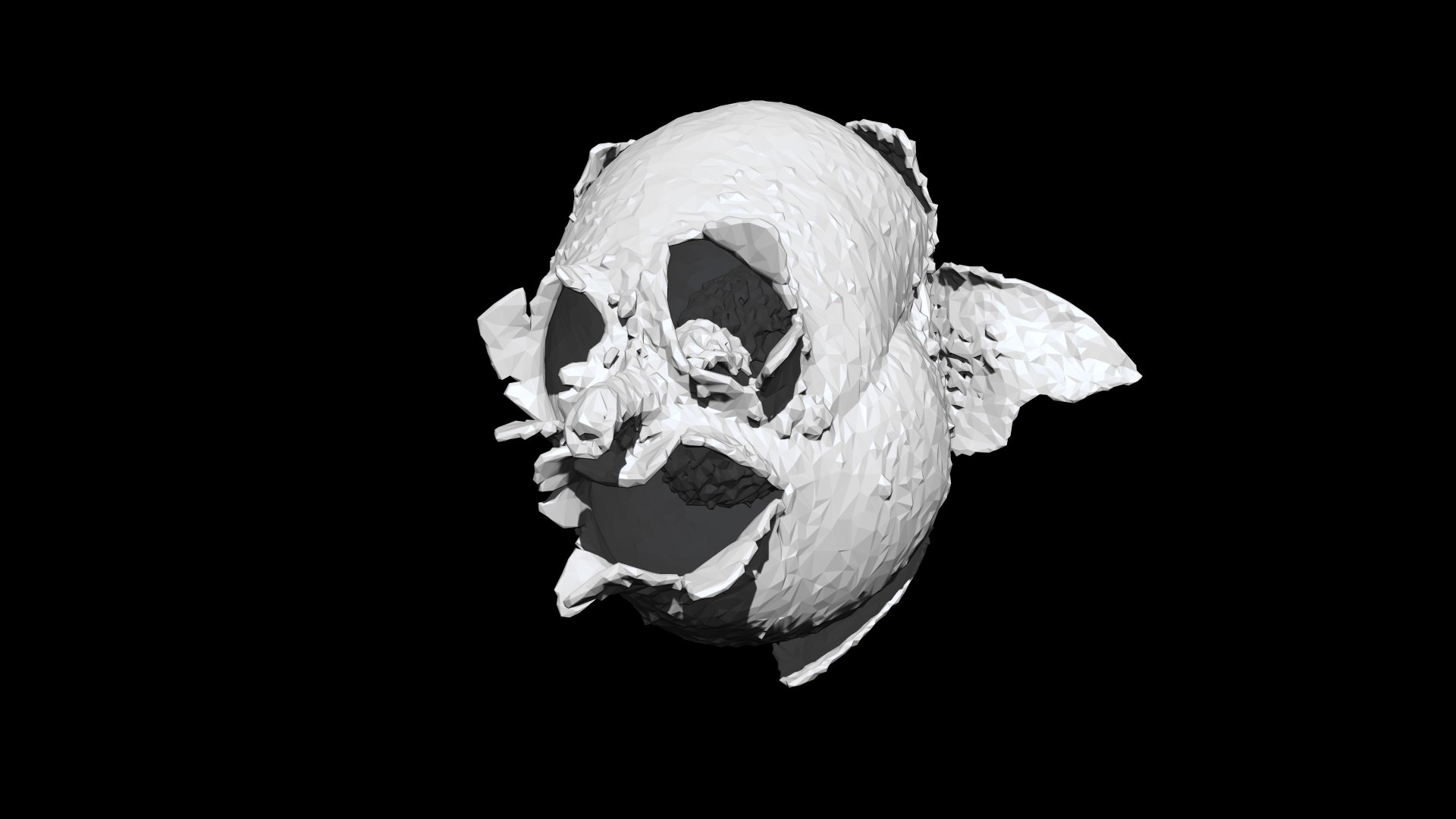 3D Antirrhinum Majus 3D CT Scan Model Decimate 5 Percent - TurboSquid ...