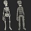 Max Cartoon Skeleton Rigged
