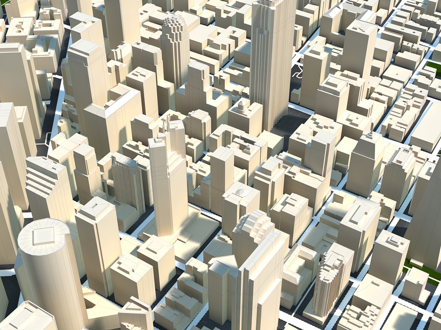 3d san francisco skyline elevation