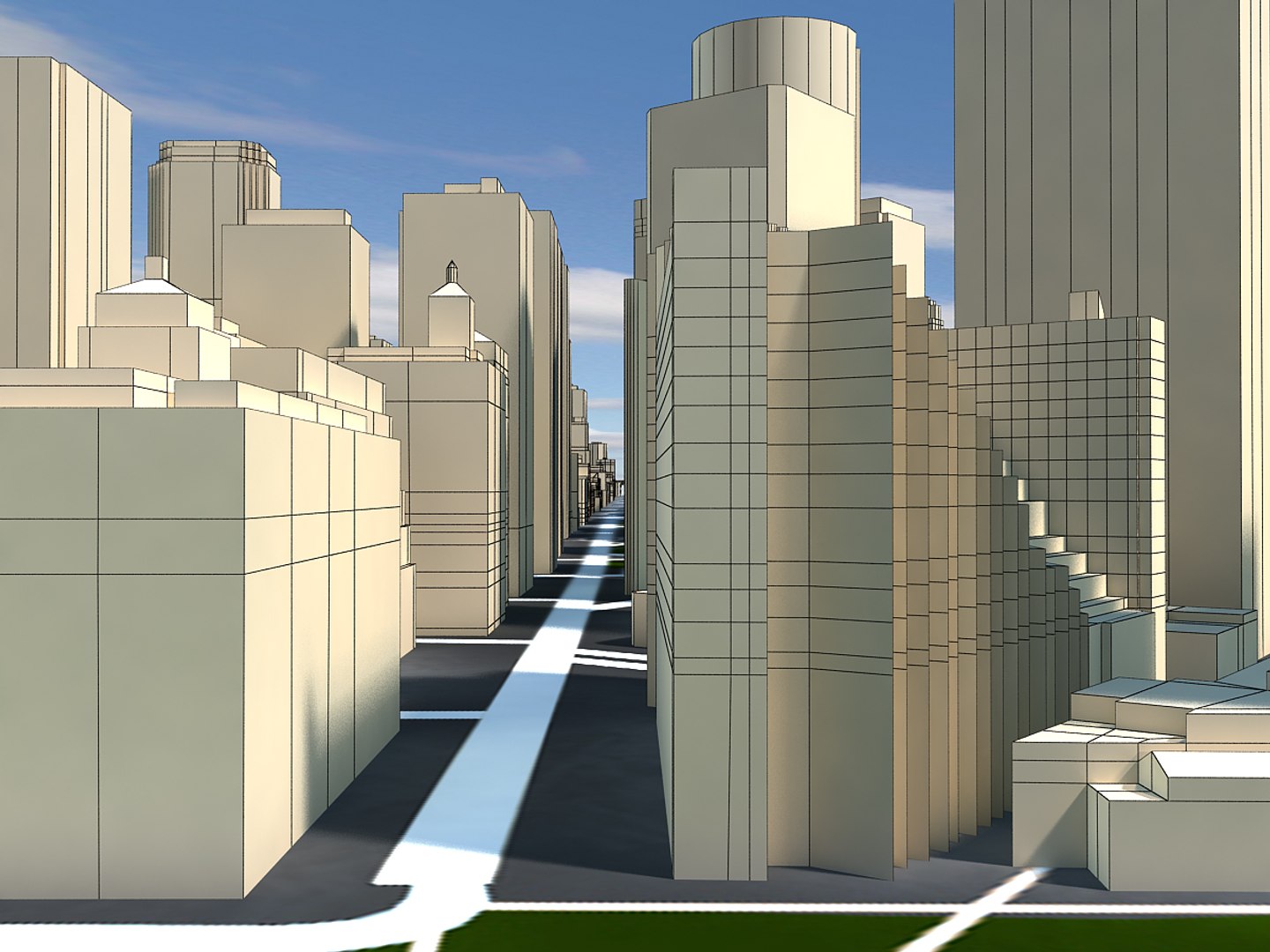 3d san francisco skyline elevation