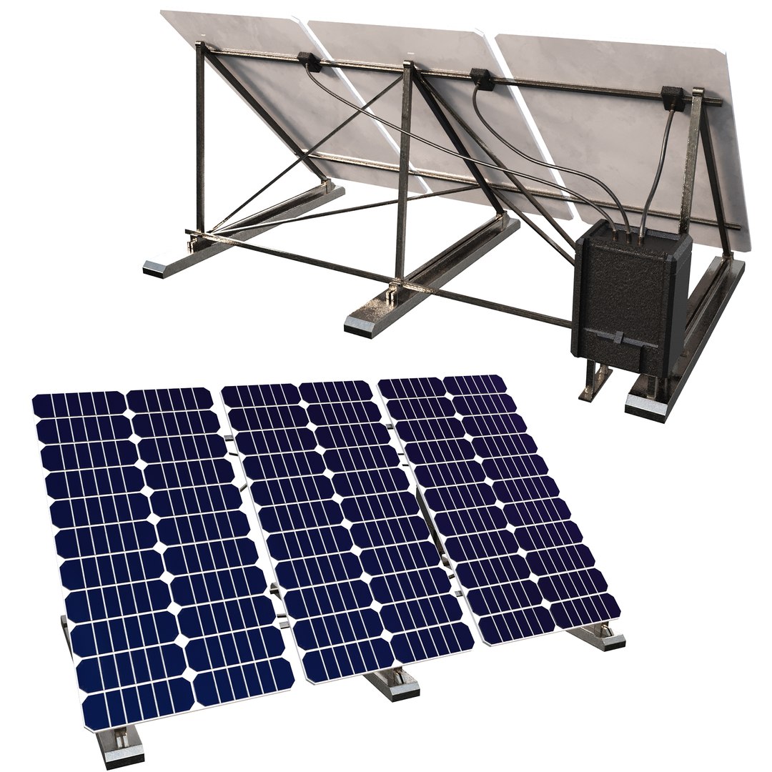 Solar Pannel 3D Model - TurboSquid 2307215