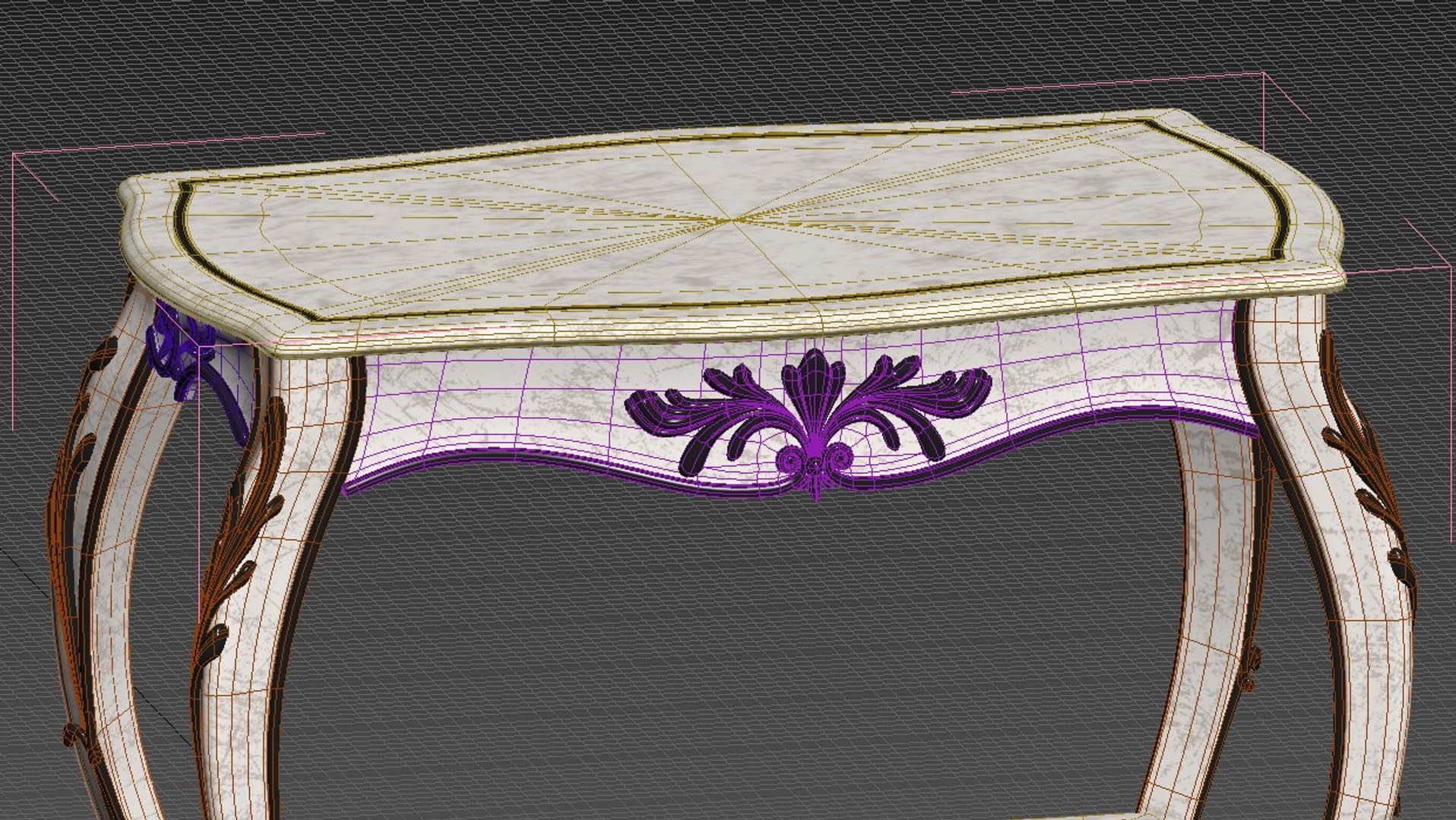 3d Bedside Table Drawer Model