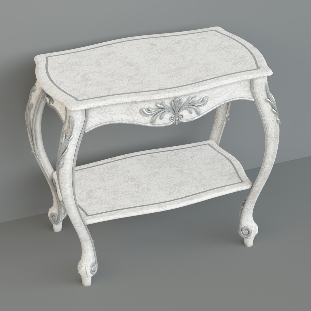 3d Bedside Table Drawer Model