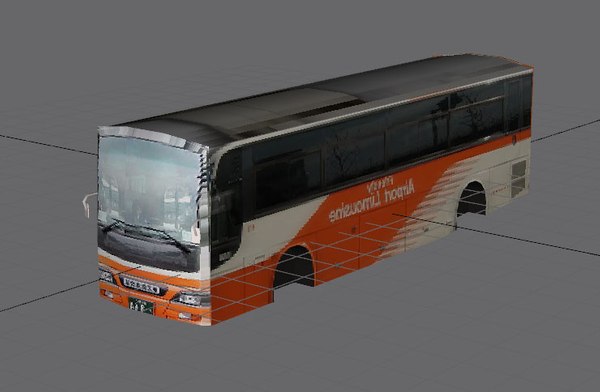 modelo 3d Lowpoligon japón tokyohaneda bus.gmax - TurboSquid 511491