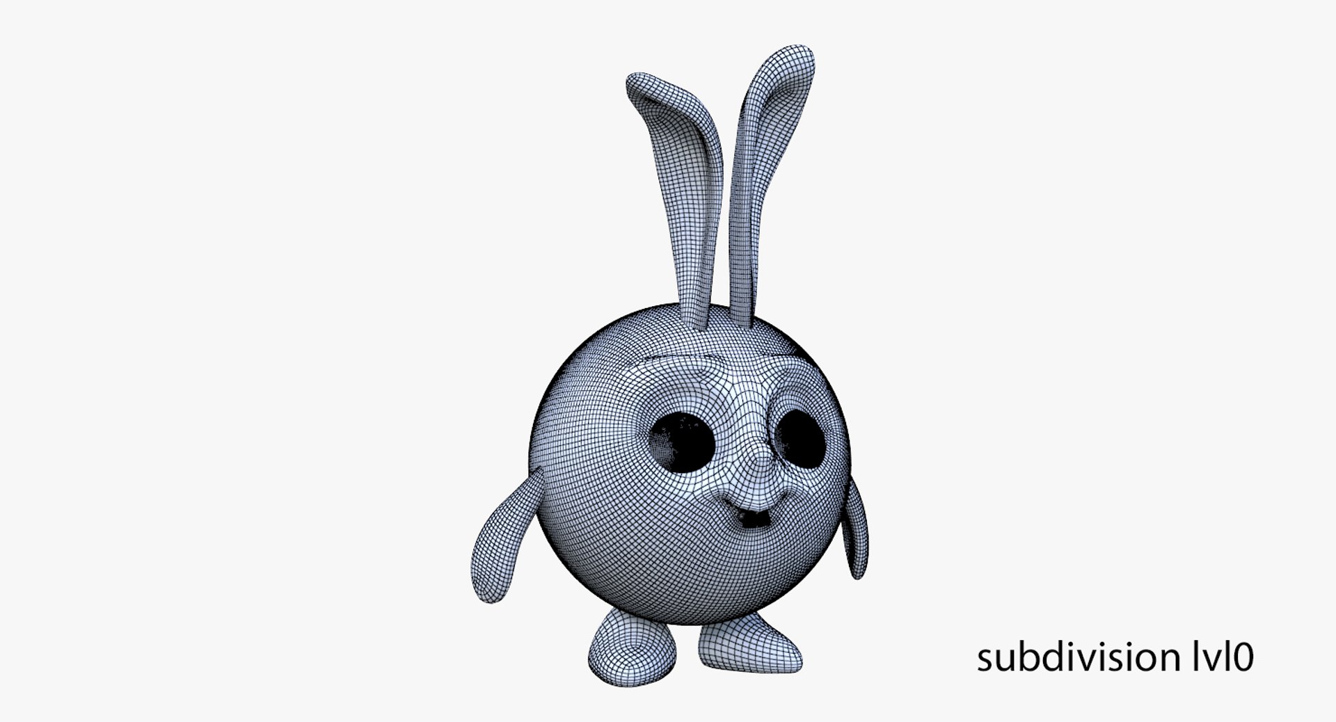 3D Cartoon Rabbit - TurboSquid 1232673