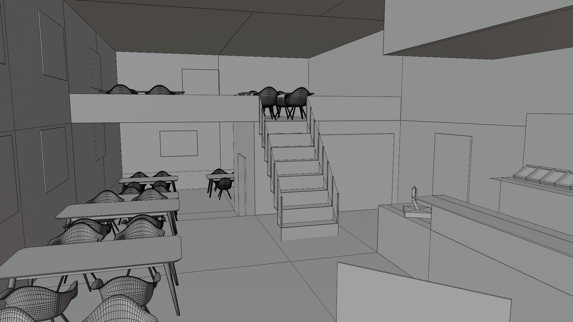 3D Model Kebab Restaurant Interior - TurboSquid 2140770