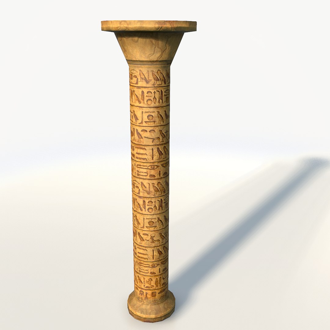 3d Model Sand Pillar
