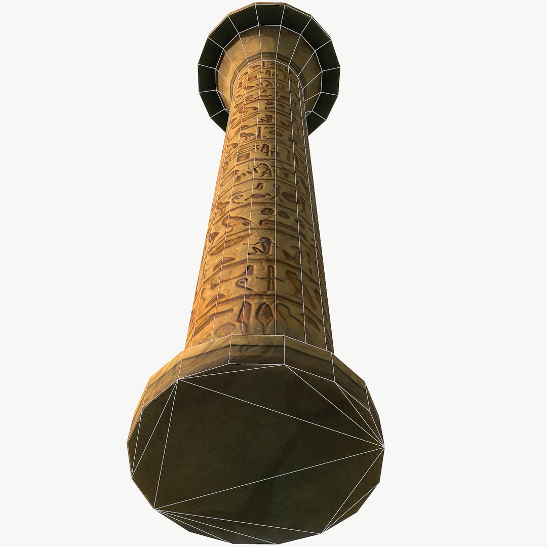 3d Model Sand Pillar