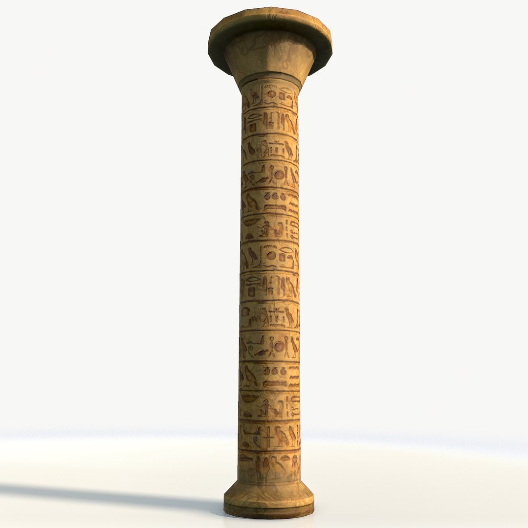 3d Model Sand Pillar
